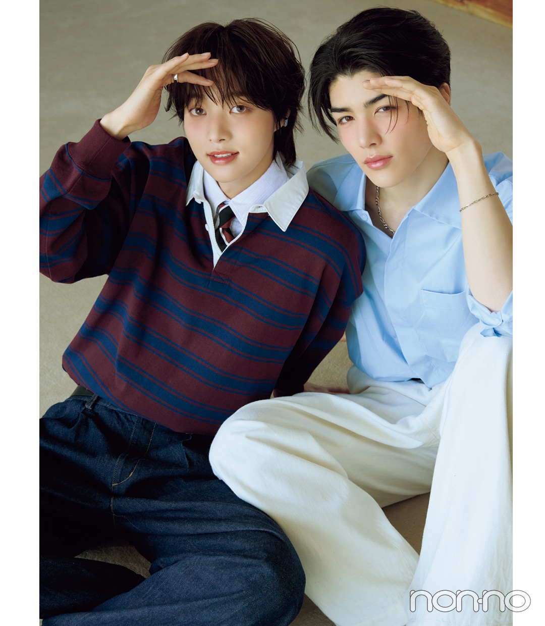 TEAM】EJ & MAKI ヒーリング効果絶大ふわふわ優しい世界。二人の関係性は？ | イケメン | non-no web