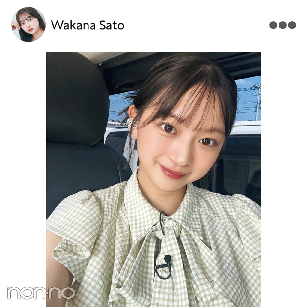 佐藤和奏が寝る前に欠かさずしていることは？【non-no MODEL’S TALK】 | 連載| non-no web